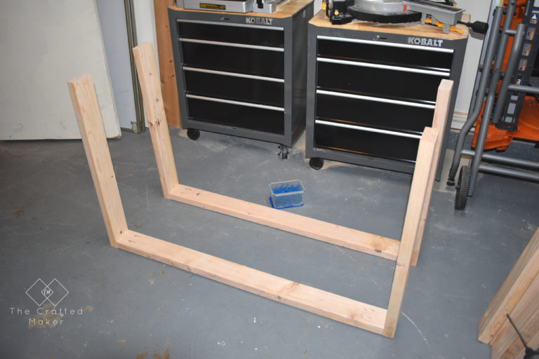 DIY 4' x 4' Workbench - The Crafted Maker